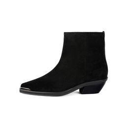 loft37 Leder-Cowboy-Boots in Schwarz - 57% | Gr&ouml;&szlig;e 41 | Stiefeletten
