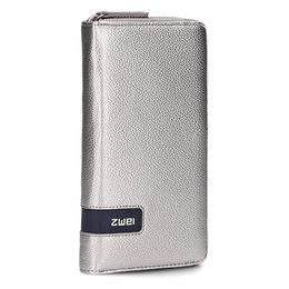 Zwei Geldb&ouml;rse in Silber - (B)11 x (H)20 x (T)3 cm - 53% | Portemonnaies-etuis