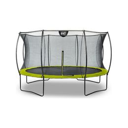 EXIT Trampolin "Silhouette" in Gr&uuml;n - &Oslash; 427 cm - ab 3 Jahren - 18% | Gartenspielzeug