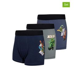 Lego 3er-Set: Boxershorts in Dunkelblau/ Grau - 39% | Gr&ouml;&szlig;e 140/146 | Kinder-waesche