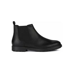 Geox Leder-Chelsea-Boots "Rhadalf" in Schwarz - 45% | Gr&ouml;&szlig;e 45 | Herrenstiefel
