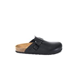 Mandel Clogs "Noe" in Schwarz - 62% | Gr&ouml;&szlig;e 40 | Damen-pantoletten