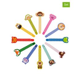 SUNNYSUE 12er-Set: Lesezeichen "Lustige Freunde" in Bunt - (L)11 cm - 12% | Schulzubehoer