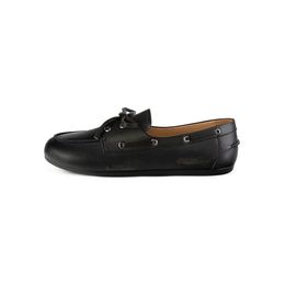 loft37 Leder-Mokassins in Schwarz - 53% | Gr&ouml;&szlig;e 40 | Damen-schuhe-halbschuhe