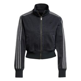 adidas originals Sweatjacke 'Adicolor' Damen Gr&ouml;&szlig;e XL/XXL grau / black denim