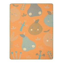 Biederlack Babydecke ''Little Fruits'' in Orange - (L)100 x (B)75 cm - 57% | Decken