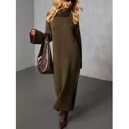 LA Angels Strickkleid in Khaki - 69% | Gr&ouml;&szlig;e L | Damen-kleider