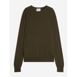 Just Cashmere Kaschmir-Pullover "Howard" in Khaki - 60% | Gr&ouml;&szlig;e XL | Herren-plussize