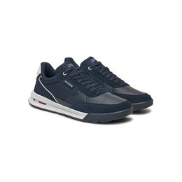 Tommy Hilfiger Shoes Leder-Sneakers in Dunkelblau - 41% | Gr&ouml;&szlig;e 43 | Herrensneakers