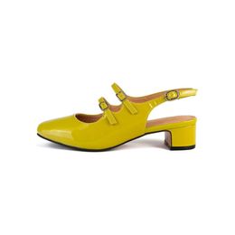 loft37 Leder-Slingpumps in Gr&uuml;n - 52% | Gr&ouml;&szlig;e 40 | Pumps