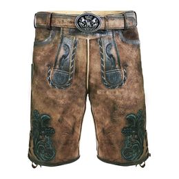 Edelnice Lederhose "Florian" in Braun - 39% | Gr&ouml;&szlig;e 56 | Herren-trachten-lederhosen