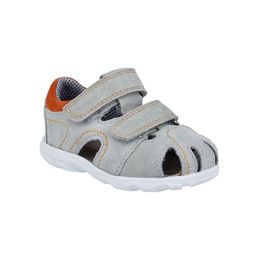 Richter Shoes Leder-Halbsandalen "Juno" in Grau - 40% | Gr&ouml;&szlig;e 27 | Babysandalen