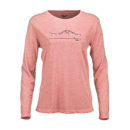 Traunstein Sport Funktionslongsleeve in Rosa - 54% | Gr&ouml;&szlig;e 42 | Damen-outdoor-tops-shirts