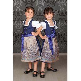 Edelnice Dirndl in Dunkelblau/ Gold - 35% | Gr&ouml;&szlig;e 152 | Kindertrachtenmode