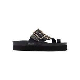 BACKSUN Zehentrenner "Valdivia" in Schwarz - 63% | Gr&ouml;&szlig;e 39 | Damen-sandalen