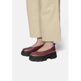 loft37 Leder-Ballerinas in Rot - 55% | Gr&ouml;&szlig;e 39 | Damen-ballerinas