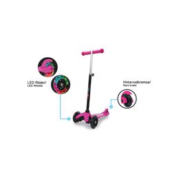 Jamara Roller "KickLight" in Pink/ Schwarz - ab 6 Jahren - 19% | Kinder-sport-fahrzeuge