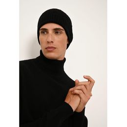 Just Cashmere Kaschmir-M&uuml;tze "Ginger" in Schwarz - 57% | Damen-muetzen-caps
