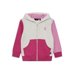 Lego Sweatjacke in Creme/ Pink - 52% | Gr&ouml;&szlig;e 110 | Kinder-sweatshirts-jacken