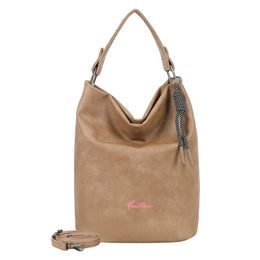 Fritzi aus Preussen Fritzi aus Preu&szlig;en Schultertasche "Hobo Lou" in Hellbraun - (B)27 x (H)37 x (T)17 cm - 50% | Damen-taschen