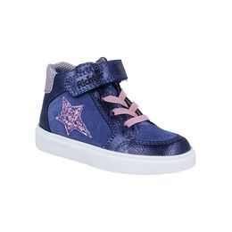 Richter Shoes Leder-Sneakers "Flora" in Blau - 45% | Gr&ouml;&szlig;e 28 | Kindersneakers