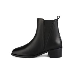 loft37 Leder-Chelsea-Boots in Schwarz - 57% | Gr&ouml;&szlig;e 37 | Stiefeletten