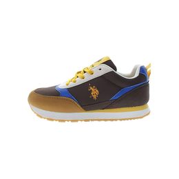 U.S. Polo Assn. Sneakers in Braun/ Gelb - 49% | Gr&ouml;&szlig;e 38 | Kindersneakers
