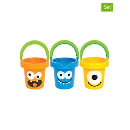 Gowi 3er-Set: Eimer "Lustige Monster" - ab 12 Monaten - 30% | Baby-outdoorspielzeug