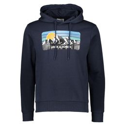 Jack & Jones Jack & Jones Hoodie in Dunkelblau - 52% | Gr&ouml;&szlig;e L | Herren-sweatshirts-jacken