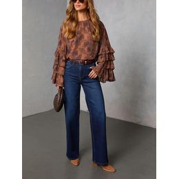 LA Angels Bluse in Hellbraun - 67% | Gr&ouml;&szlig;e M | Damen-blusen