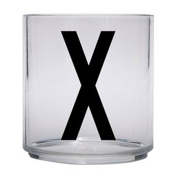 Design Letters Becher "X" in Transparent - 220 ml - 38% | Gedeckter-tisch