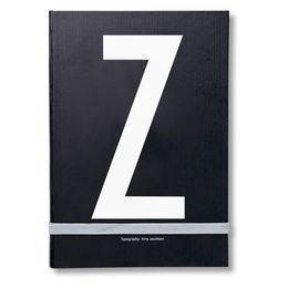 Design Letters Notizbuch in Schwarz/ Wei&szlig; - 42% | Buero-schulbedarf