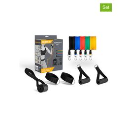 LIFA LIVING 11tlg. Workout-Set in Schwarz/ Bunt - 78% | Damen-outdoor-ausruestung