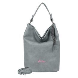 Fritzi aus Preussen Fritzi aus Preu&szlig;en Schultertasche "Hobo Lou" in Blaugrau - (B)27 x (H)37 x (T)17 cm - 43% | Damen-taschen