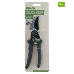 KINZO 2er-Set: Schnittscheren in Gr&uuml;n - (L)21 cm - 49% | Gartendekoration