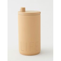 Design Letters Thermobecher "Life" in Beige - 350 ml - 66% | Damen-outdoor-ausruestung