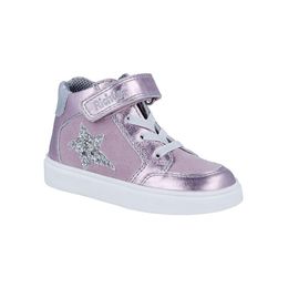 Richter Shoes Leder-Sneakers "Flora" in Rosa - 45% | Gr&ouml;&szlig;e 35 | Kindersneakers