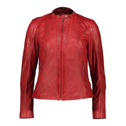 7eleven Lederjacke "Emina" in Rot - 71% | Gr&ouml;&szlig;e 44 | Damenjacken