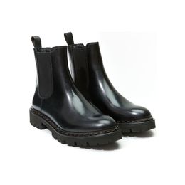 British Passport Leder-Chelsea-Boots in Schwarz - 56% | Gr&ouml;&szlig;e 40 | Stiefeletten