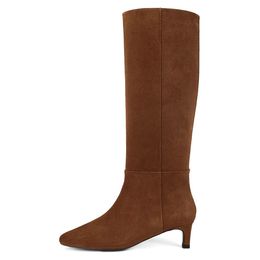 loft37 Leder-Stiefel in Hellbraun - 56% | Gr&ouml;&szlig;e 35 | Damen-stiefel