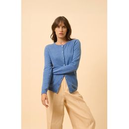 Just Cashmere Kaschmir-Cardigan "Katharine" in Blau - 63% | Gr&ouml;&szlig;e S | Damen-pullover-cardigans