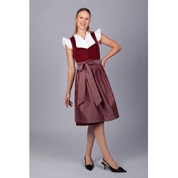 Edelnice Dirndl "Luise" in Bordeaux - 34% | Gr&ouml;&szlig;e 44 | Damen-dirndl
