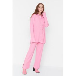 Trendyol 2tlg. Outfit in Rosa - 58% | Gr&ouml;&szlig;e M | Damen-pullover-cardigans