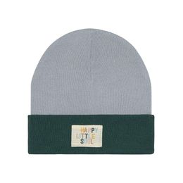 L&auml;ssig L&auml;ssig Beanie in Grau/ Gr&uuml;n - 14% | Gr&ouml;&szlig;e 52-56 cm | Baby-muetzen