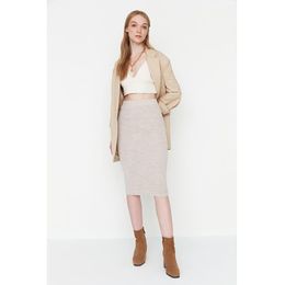 Trendyol Rock in Beige - 53% | Gr&ouml;&szlig;e M | Damenroecke