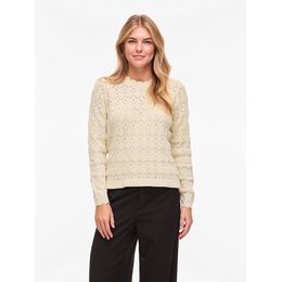Vila Pullover "Vilowen" in Beige - 42% | Gr&ouml;&szlig;e S | Damen-pullover-cardigans