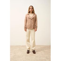 Just Cashmere Kaschmir-Cardigan in Beige - 56% | Gr&ouml;&szlig;e M | Damen-pullover-cardigans