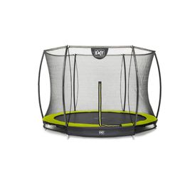 EXIT Trampolin "Silhouette Ground" in Gr&uuml;n - &Oslash; 244 cm - ab 3 Jahren - 29% | Gartenspielzeug