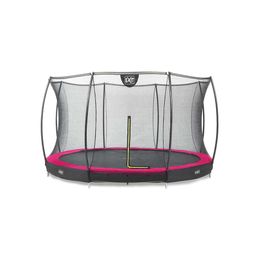 EXIT Trampolin "Silhouette Ground" in Pink - &Oslash; 427 cm - ab 3 Jahren - 18% | Gartenspielzeug
