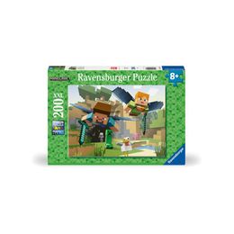 Ravensburger 200tlg. Puzzle "Minecraft - Tierische Abenteuer" - ab 8 Jahren - 14% | Gesellschaftsspiele